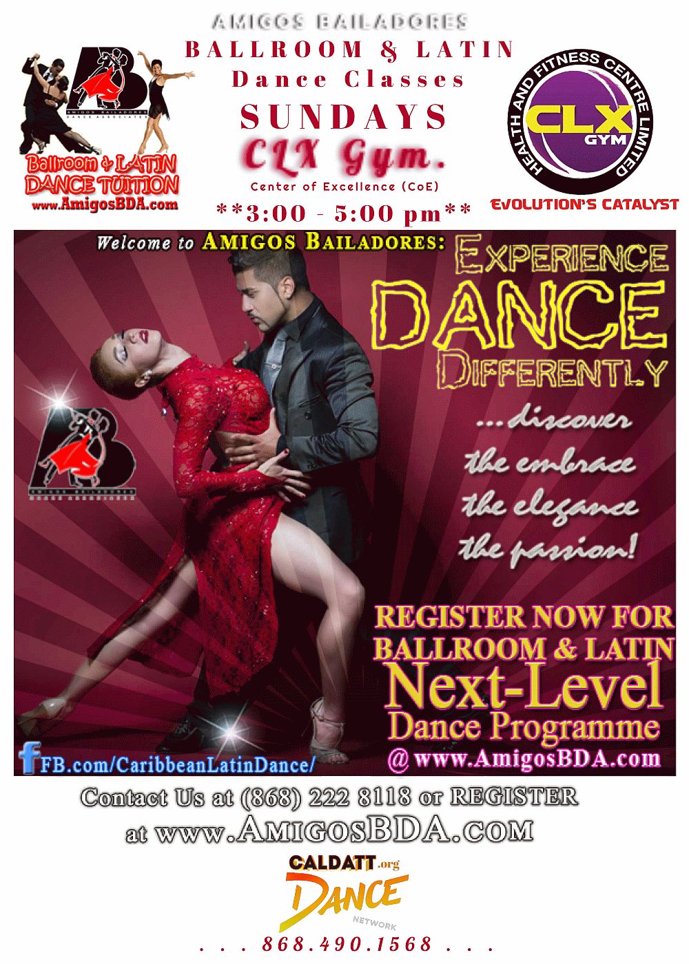 Ballroom & Club LATIN Dance Classes in Trinidad, Tobago and the Caribbean.